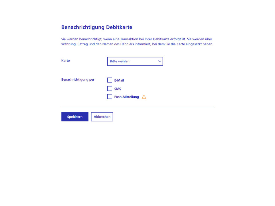 Self-Service-Funktionen
