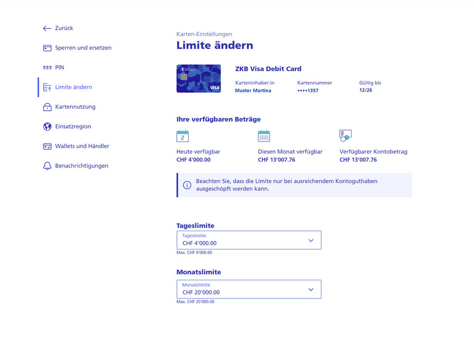 Self-Service-Funktionen